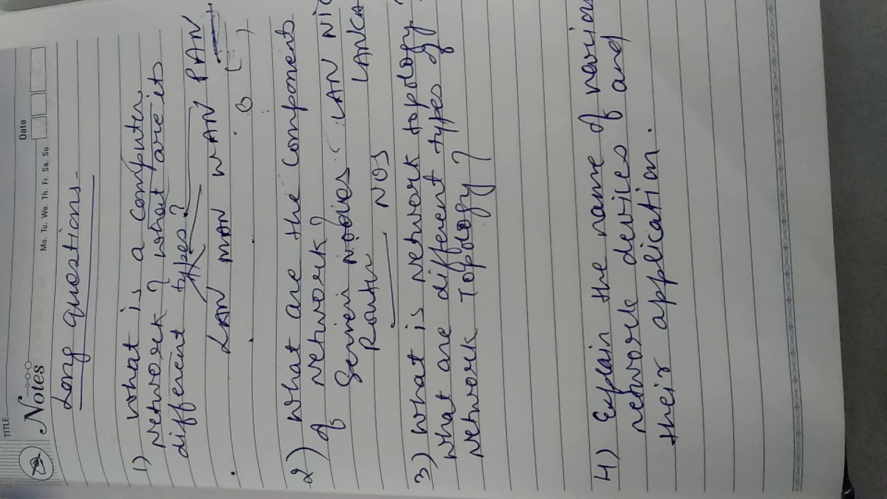 Class - 10 UP Board Computer Revision - 3 Part 2 | Long Questions with ...