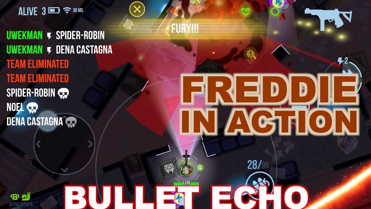 Bullet Echo | Freddie hero gameplay | Battle Royale mode - YouTube