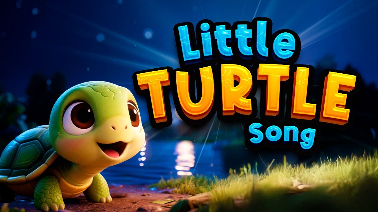 🐢 LITTLE TURTLE SONG 🐢🌙 #nurseryrhymes #kids #video - YouTube