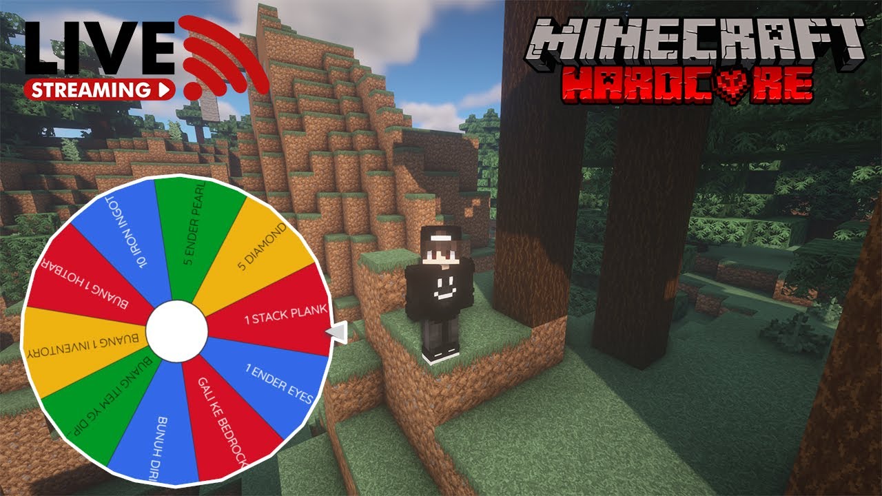 MINECRAFT HARDCORE SPIN WHEEL - YouTube