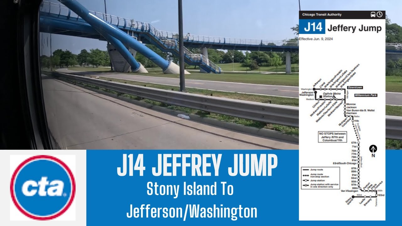 Chicago Transit Authority J14 Jeffrey Jump - Stony Island To Jefferson ...