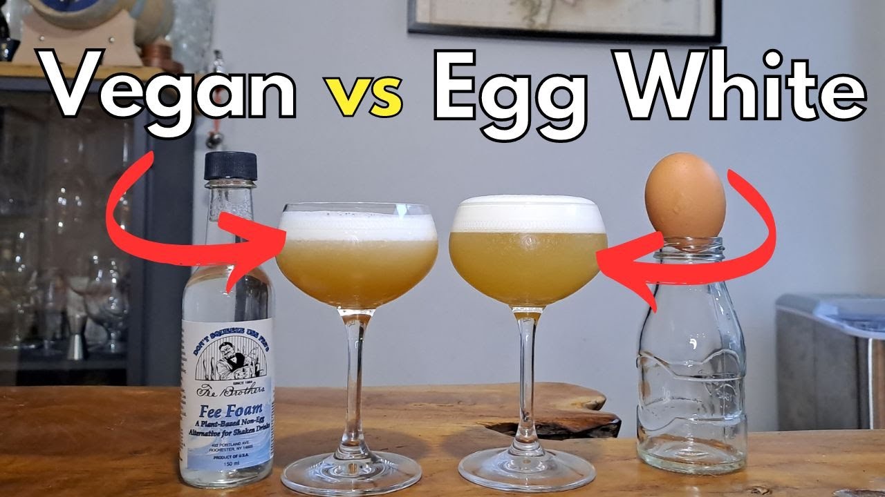 The END OF EGGS? | Egg White vs Vegan Cocktail Foamer! - YouTube