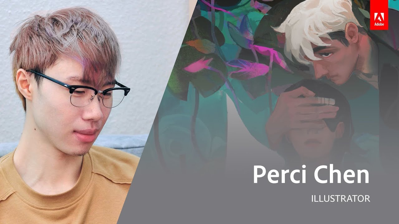 Live Illustration mit Perci Chen - Adobe Live 1/3 - YouTube
