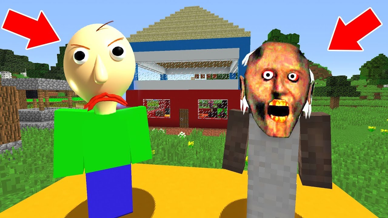 BÜYÜKANNE GRANNY VE BALDİ EV ALIYOR #1 - Minecraft - YouTube