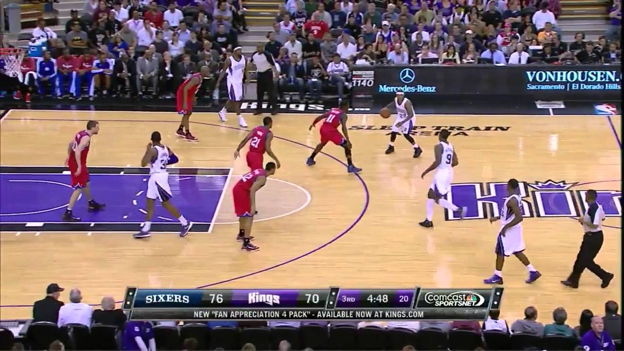 Isaiah Thomas vs Spencer Hawes March 24, 2013 - YouTube