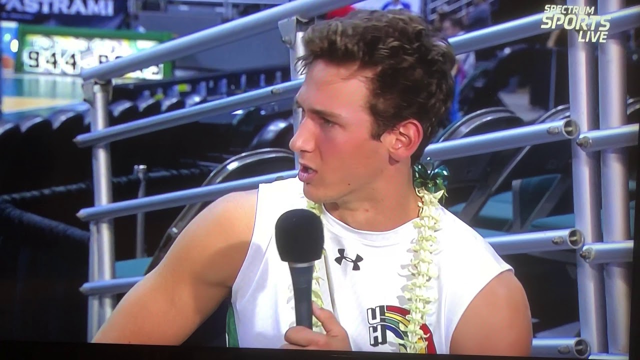 Colton Cowell post match interview 1/28/2018 - YouTube