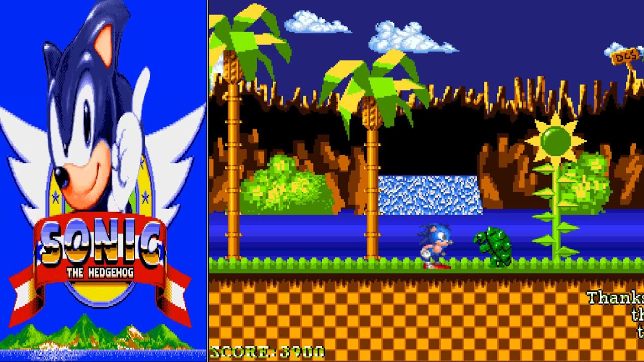AMIGA Sonic The Hedgehog OCS CLONE PD RARE HOMEBREW WIP UNFINISHED ...
