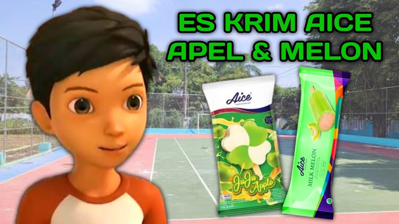 ADIT SOPO JARWO MAKAN ES KRIM AICE MELON DAN ES KRIM AICE APEL - YouTube