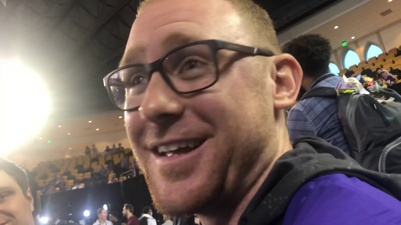 LSU passing coordinator Joe Brady speaks at CFP national championship ...