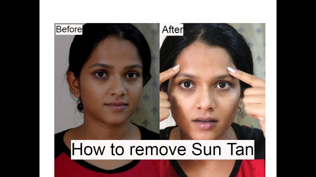 How to remove Sun Tan instant and live result/Natural Ingredients - YouTube