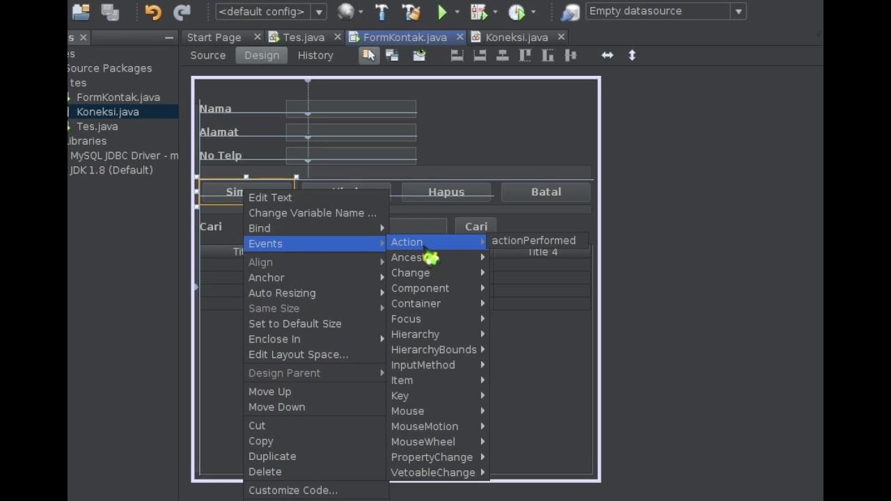 Aplikasi Java Swing Crud Sederhana - YouTube