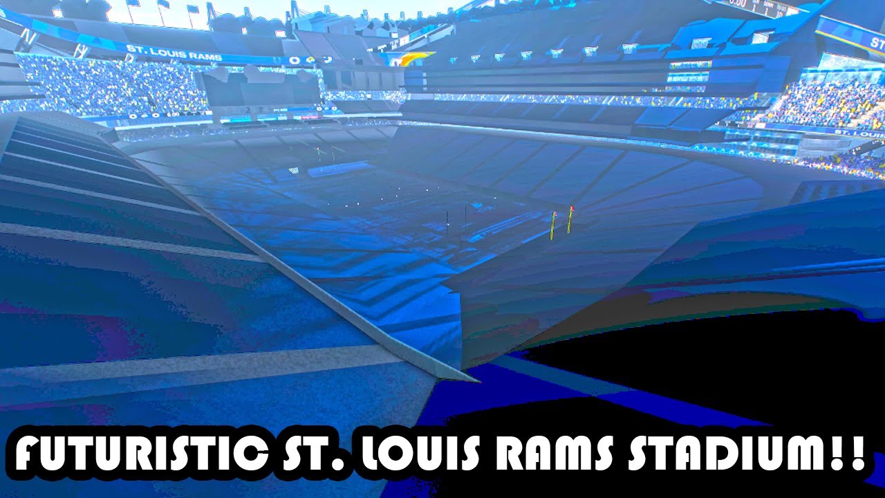 SO I ADDED A FUTURISTIC ST. LOUIS RAMS STADIUM INTO MADDEN 25 ...