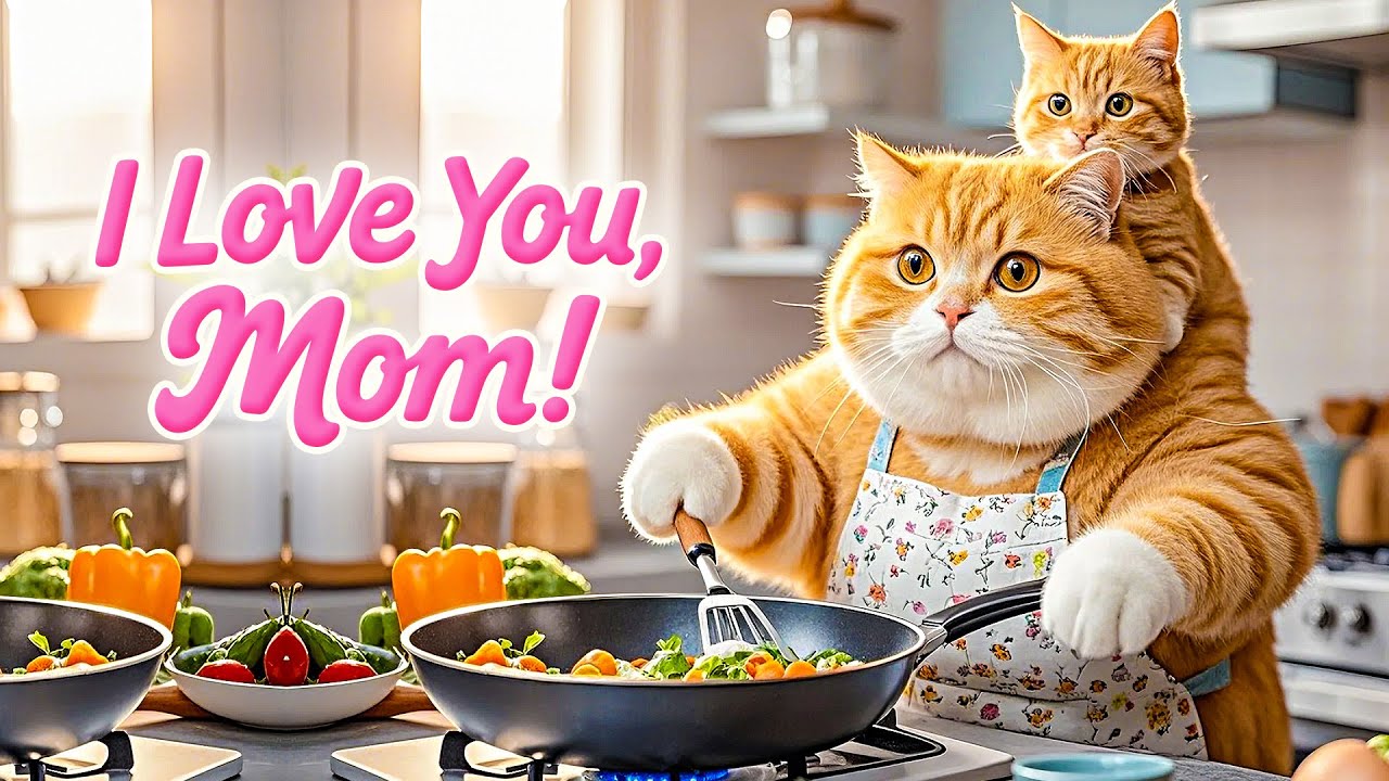 I Love You, Mom – A Heartwarming Cat & Kitten Tribute for Mother’s Day ...