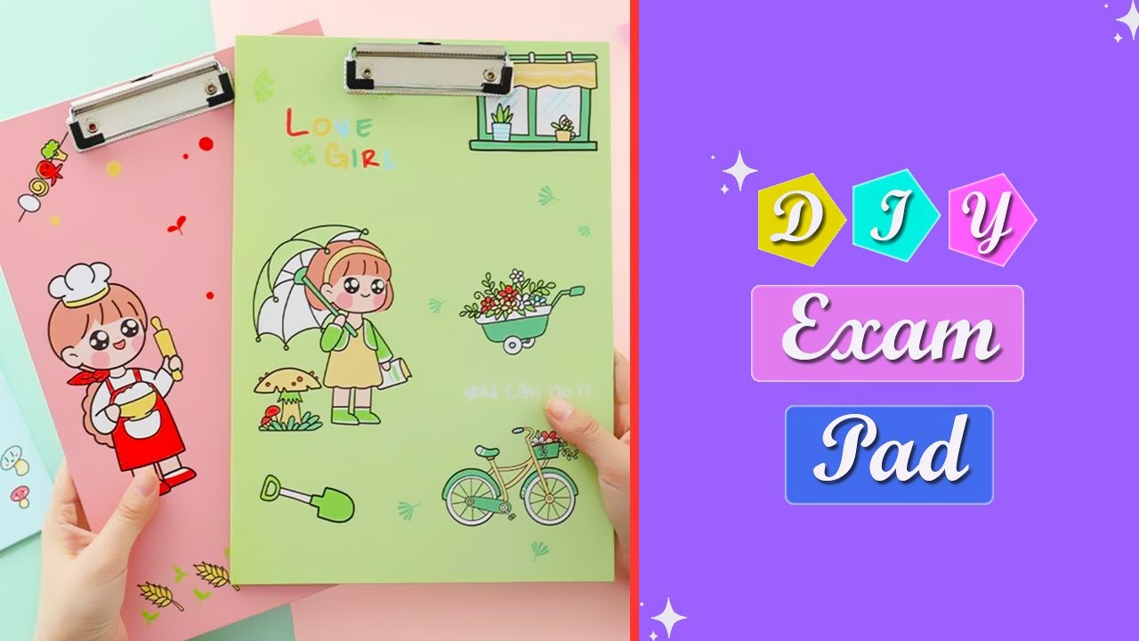 DIY Stationery/DIY Exam Pad/School hacks/ Easy to make/Paper crafts # ...