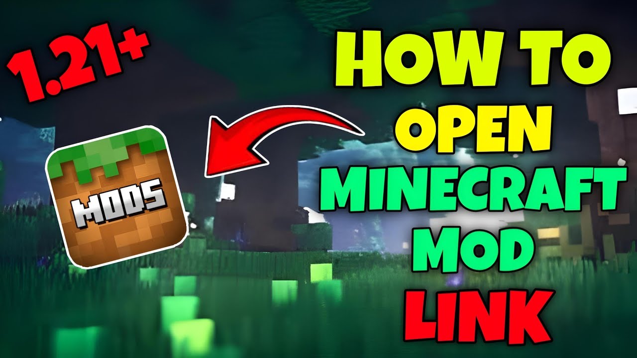 how to open minecraft mod link - YouTube