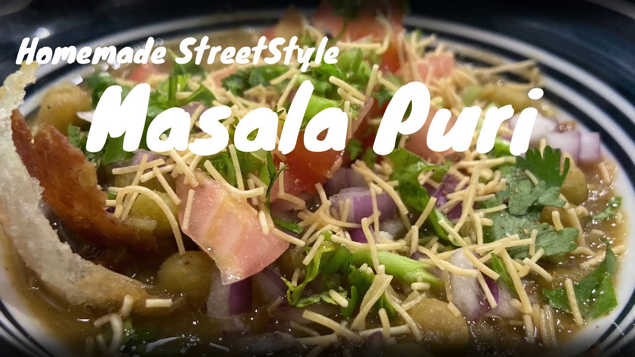 Masala Puri Recipe | Street Style | ಮಸಾಲಪುರಿ | Masalpuri | masala puri ...
