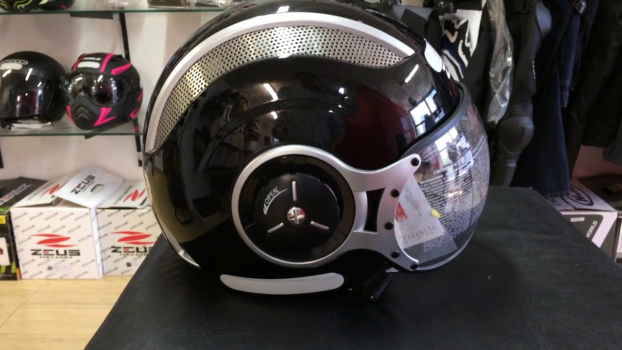 CAPACETE ZEUS 218 BLACK - YouTube