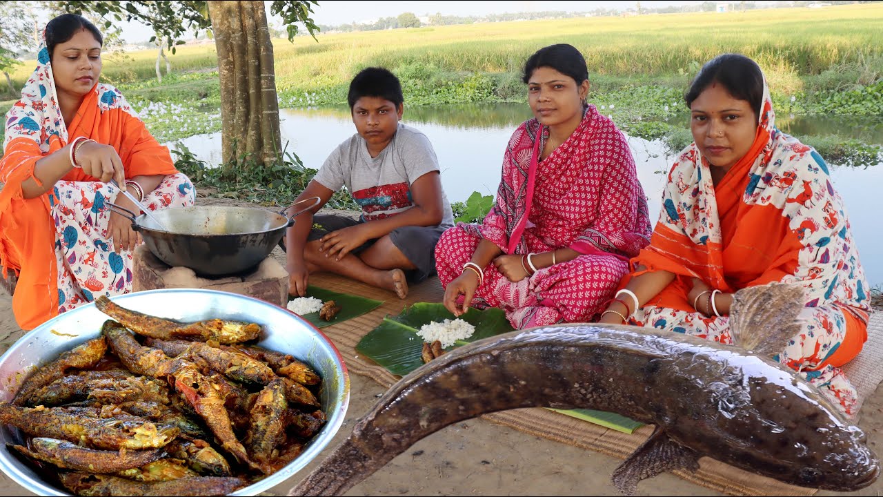 পুকুরের টাটকা ল্যাটা মাছের কারি ll Latha Fish Masala Curry - YouTube
