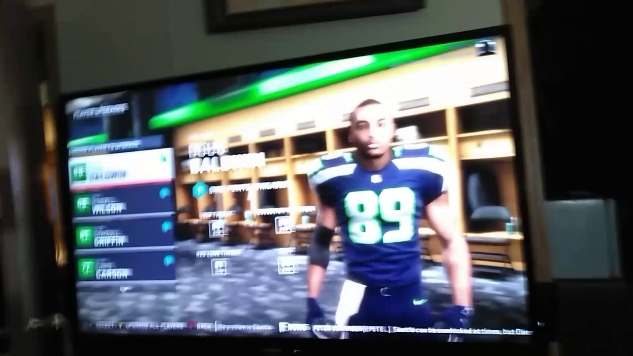 Start of madden franchise on xbox one with seattle Seahawks - YouTube