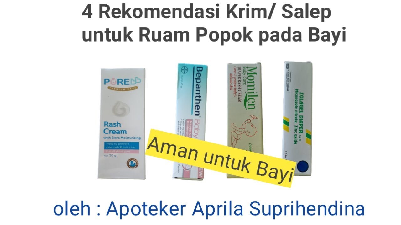 4 Rekomendasi Krim/ Salep untuk Ruam Popok Bayi - YouTube