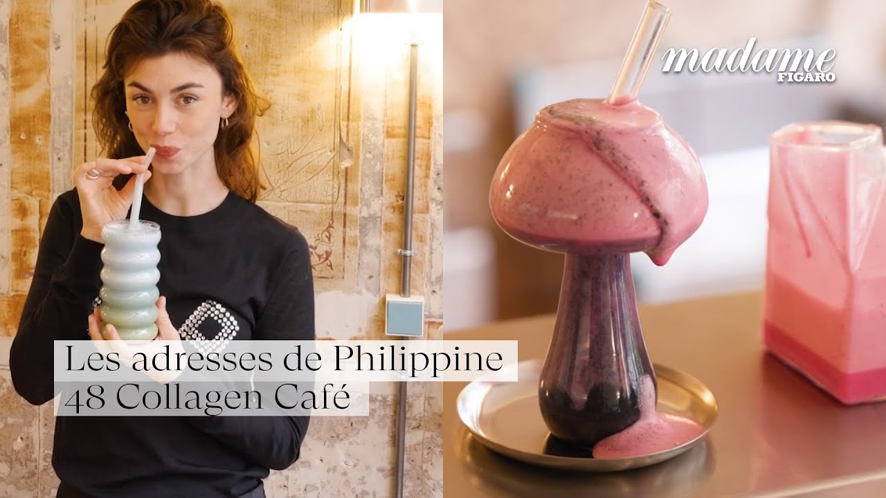 🍹On a testé le 48 Collagen Café I les adresses de Philippine - YouTube