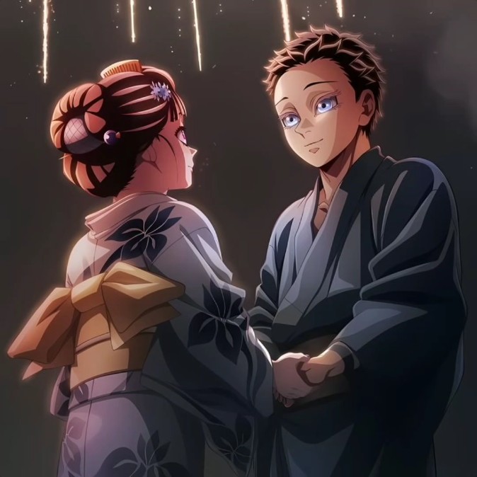 you and me 'til the old days ️ #demonslayer #anime #animeshort2026 # ...