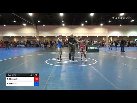 114 Lbs Quarterfinal - Aaron Stewart, Illinois Vs Kaden Rice, Higher ...