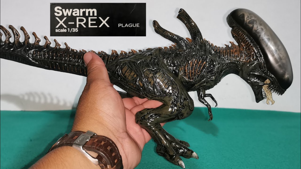 Tyrannosaurus alien / swarm / X - rex / rex xenomorpho / Versión plague ...