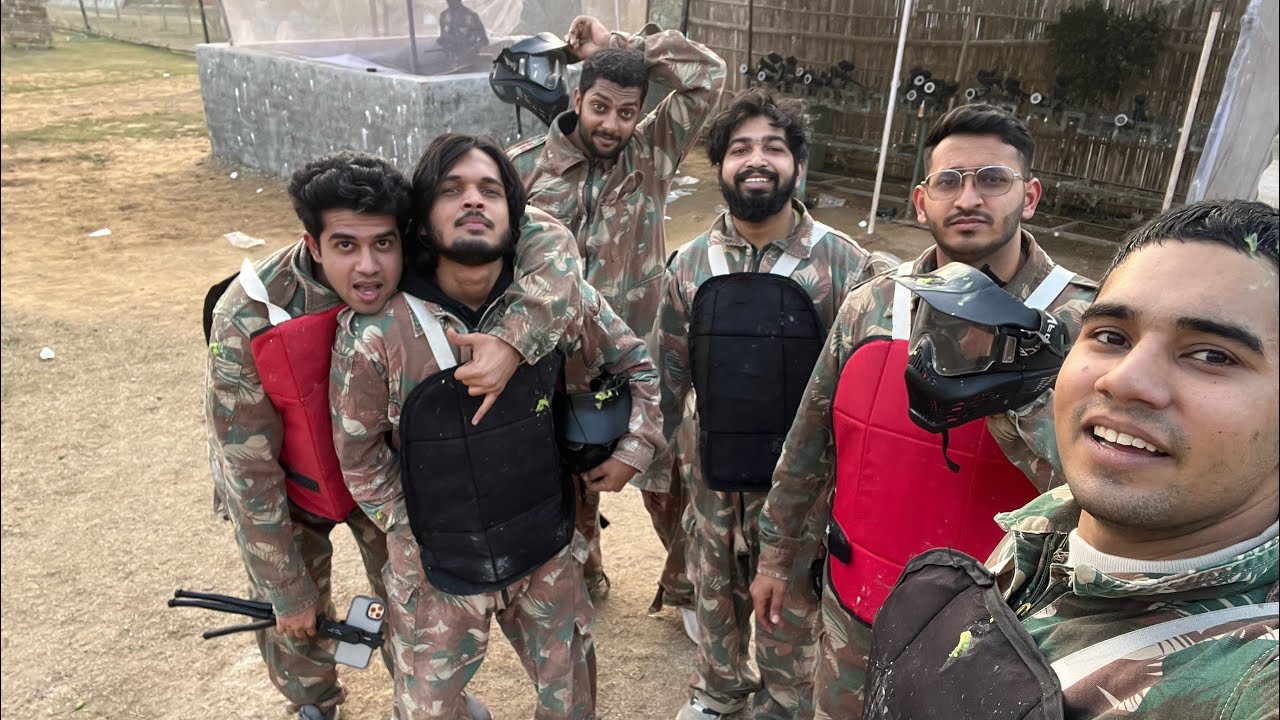 Paintball experience in Gurgaon | #paintball #army #vlogs # ...