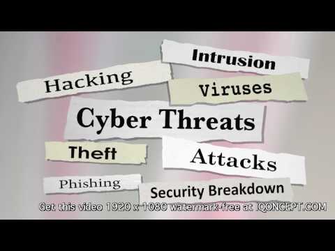 Cyber Threats Attacks Hacking Newspaper Headlines 3d Animation - YouTube