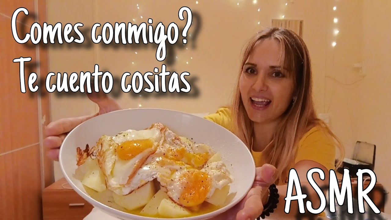 Huevos, patatas + Storytime | ASMR Español soft spoken - YouTube