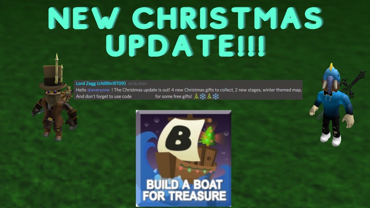 BUILD A BOAT FOR TREASURE NEW CHRISTMAS UPDATE | FIRST LOOK | BABFT ...