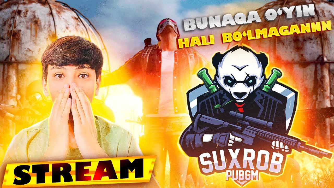 🔴LIVE STREAM | \FAQAT TOP 1 / PUBG MOBILE | SUXROB PUBGM - YouTube