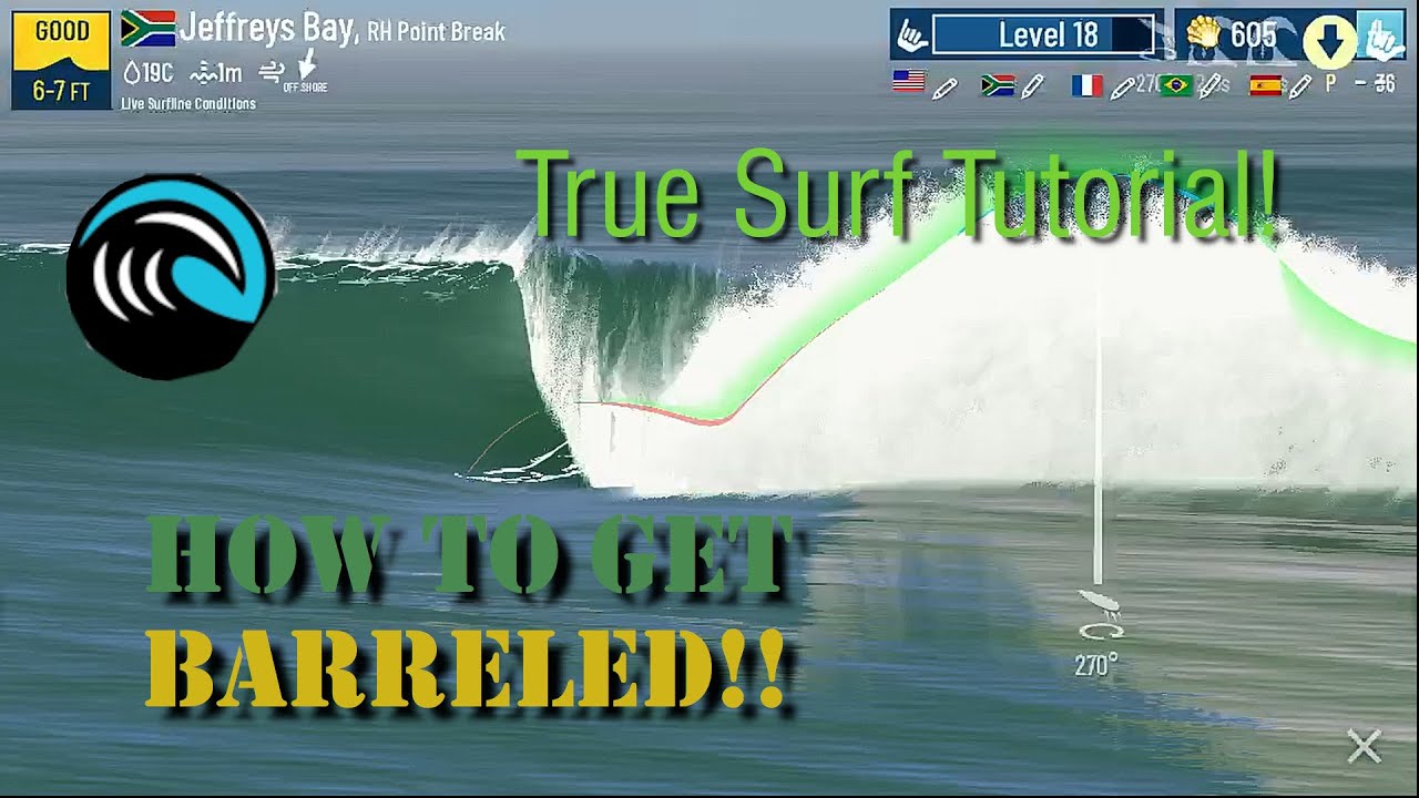 How to Get BARRELED in TRUE SURF!! - YouTube
