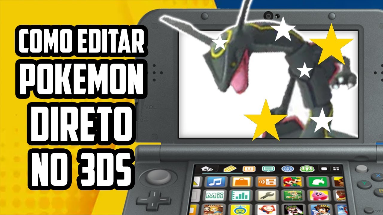 Como Editar Pokemon Direto no 3DS - PKSM - YouTube