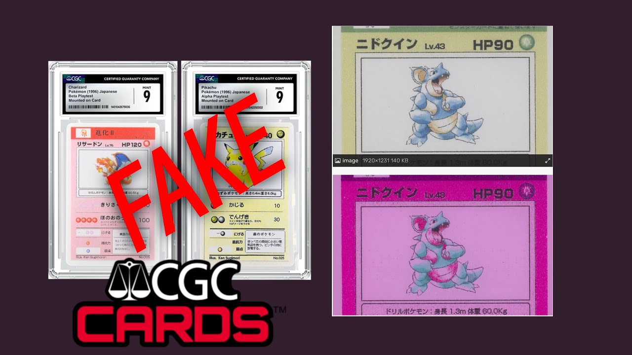 Biggest Fraud In Pokemon History, CGC Grading Fake Prototype Cards ...