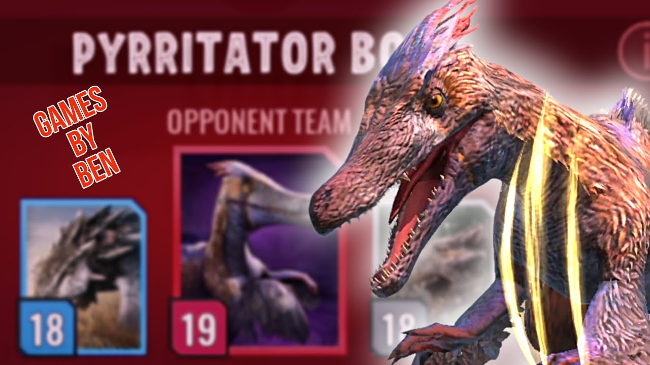PYRRITATOR BOSS Raid / Jurassic World Alive - YouTube