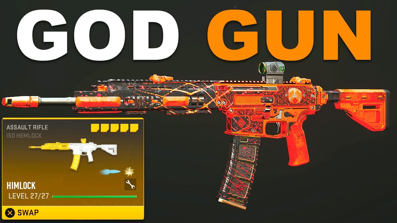 Warzone's NEW GOD GUN after UPDATE (ISO HEMLOCK) - YouTube
