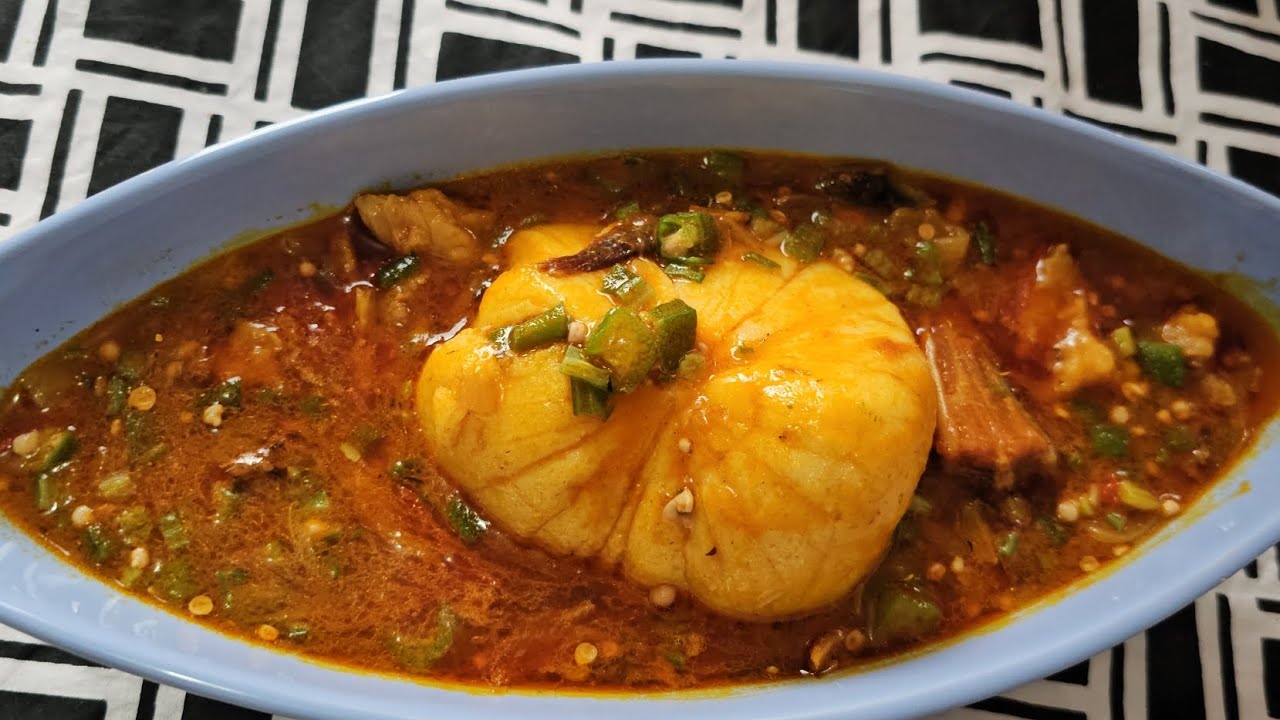 Gari-corn-dough banku is the latest surprise - YouTube