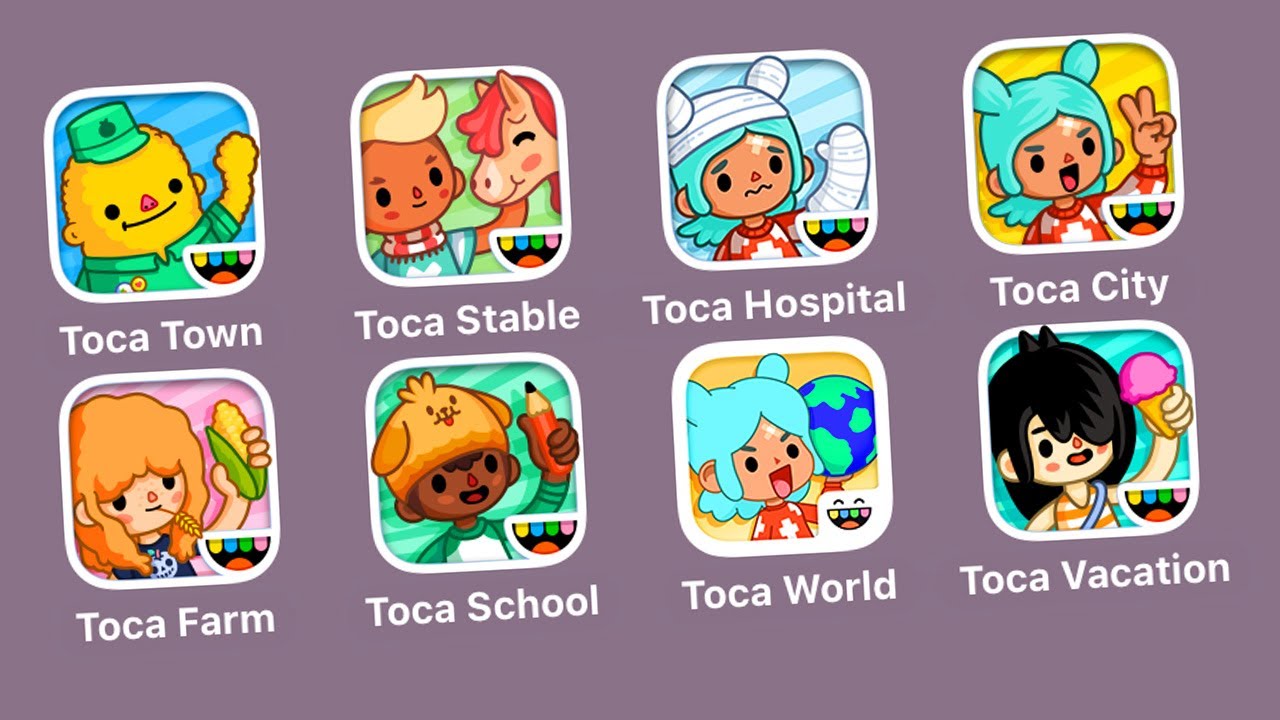 Toca Life Town\Toca Stable\Toca Hospital\Toca City\Toca Farm\Toca ...