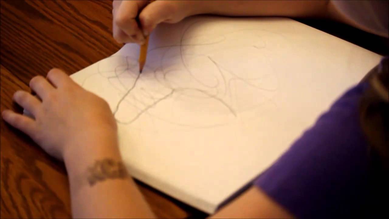 Homeschool Art Lesson 1: Contour drawing and Negative space - YouTube