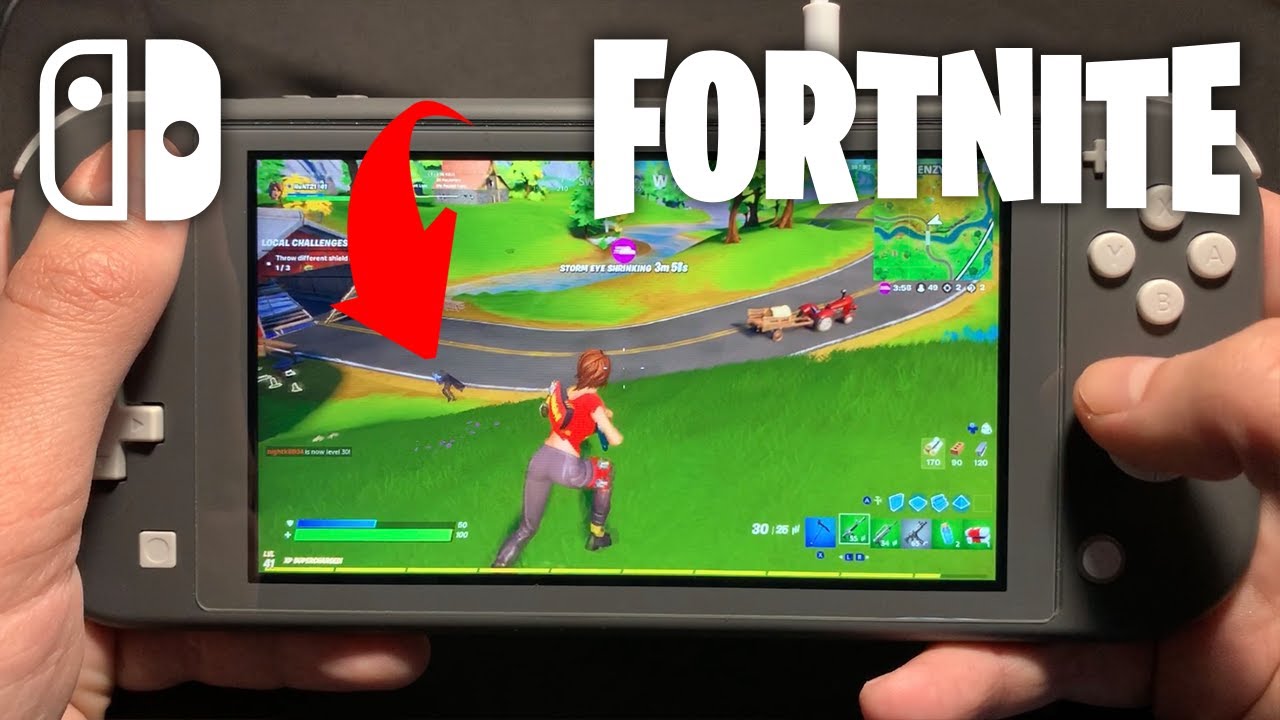 Fortnite on Nintendo Switch Lite #10 - YouTube