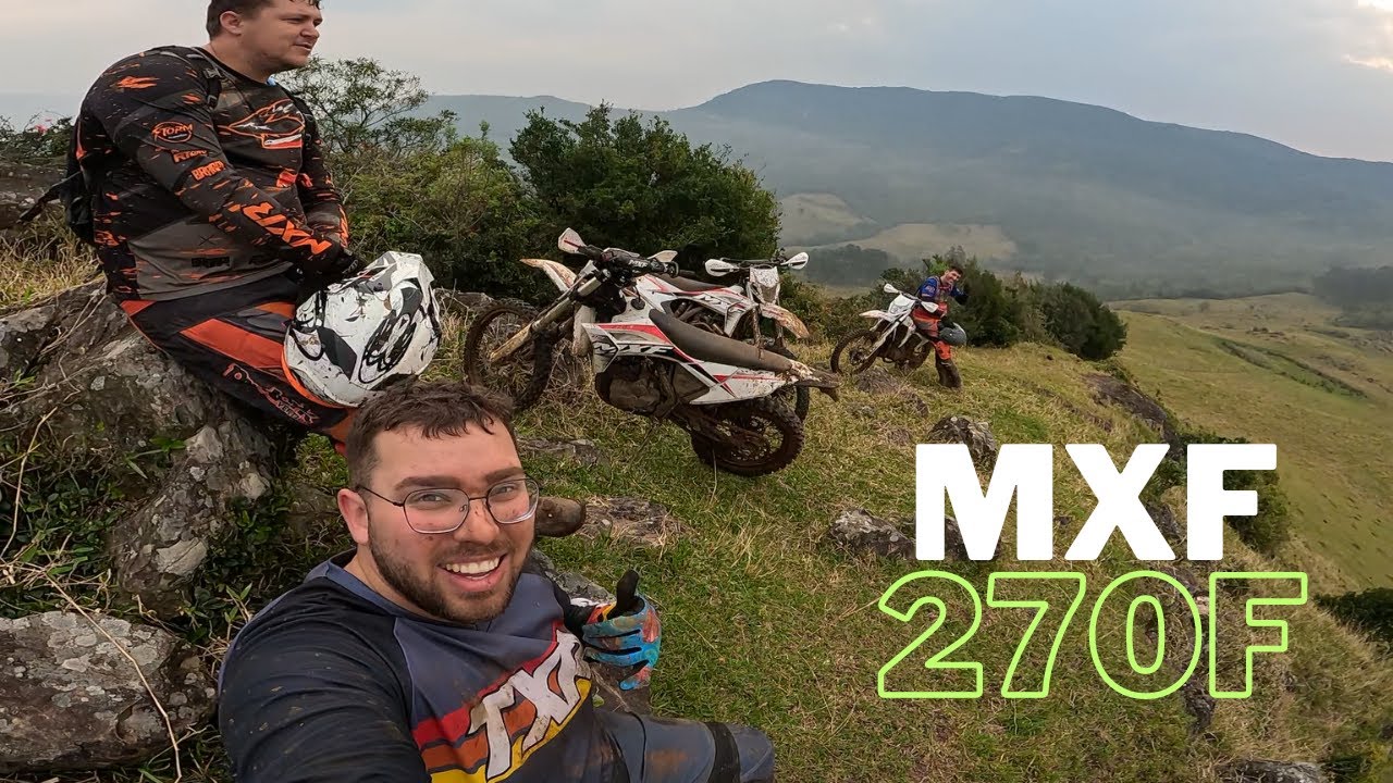 Trilhando com os amigos de MXF 270F no Caraá - RS - YouTube