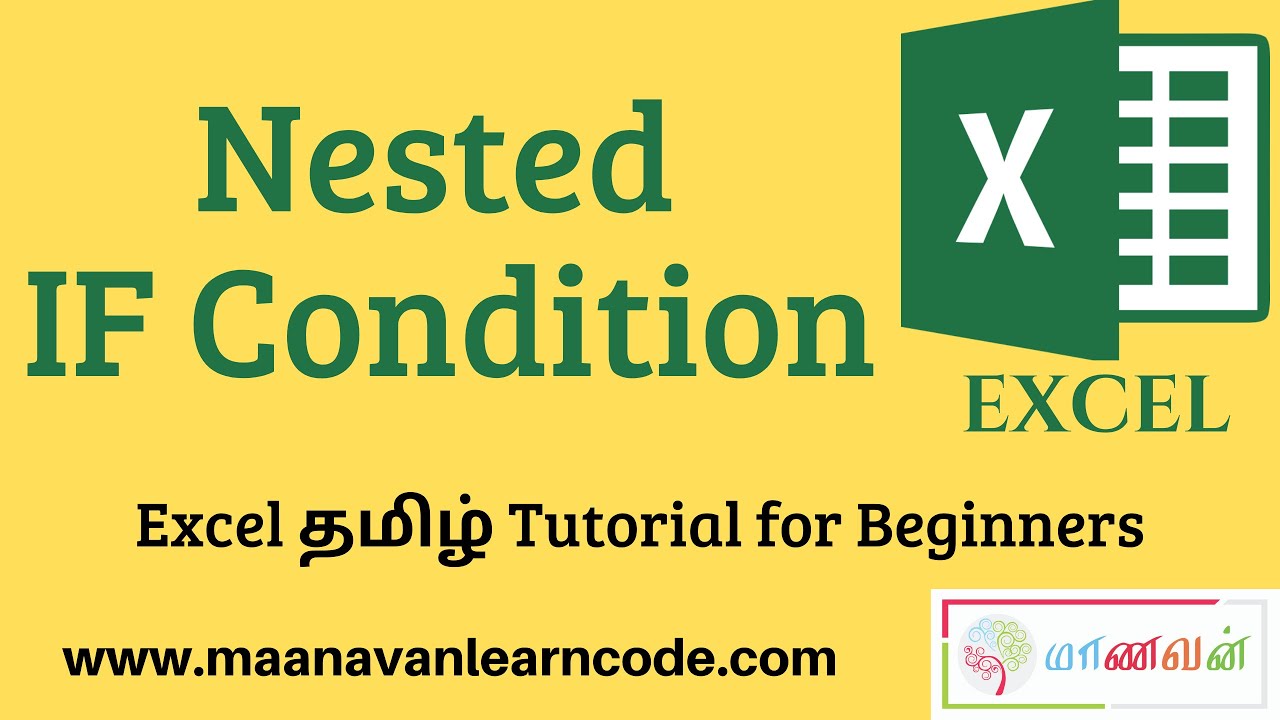 Nested IF Condition Excel Formula Excel Tutorial For nested-if-condition-excel-formula-excel-tutorial-for