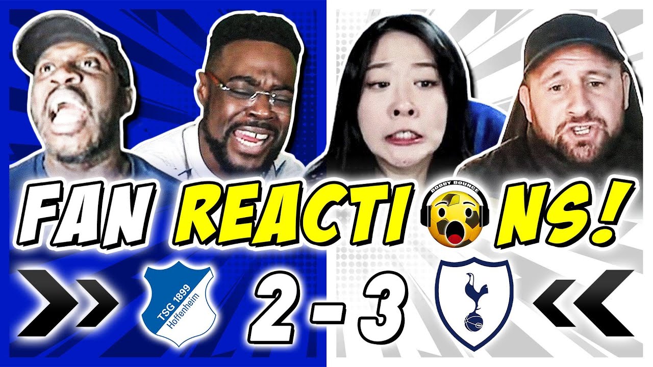 SPURS FANS RELIEVED 😅 REACTION TO HOFFENHEIM 2-3 TOTTENHAM | EUROPA ...