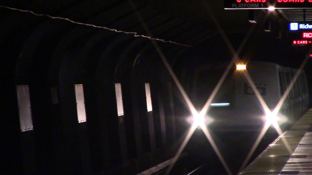 Bart Train - A Rohr Car #1266 Richmond Bound Orange Line Arriving into ...