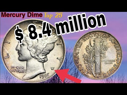 Top 25 Most valuable Mercury Dime Expensive mercury Dime 1916 to 1920 ...