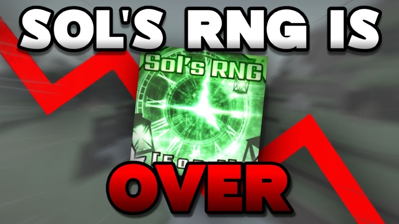 Roblox Sol's RNG is officially OVER - YouTube