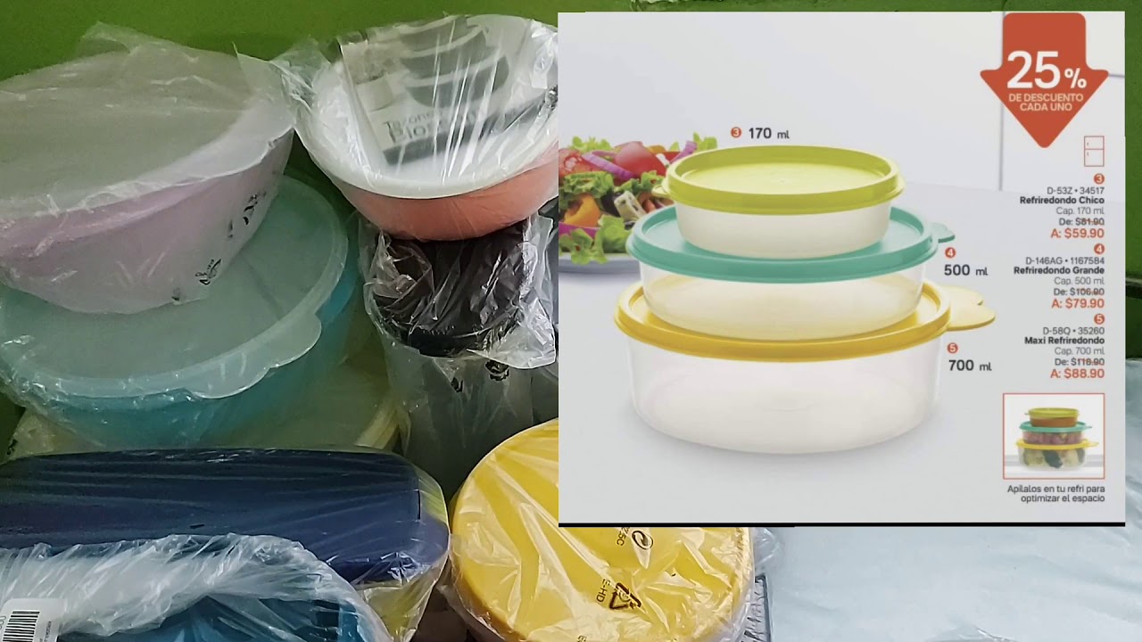 Pedido de Tupperware Tupper tips 1 2021 mas regalo base 👍😉 - YouTube