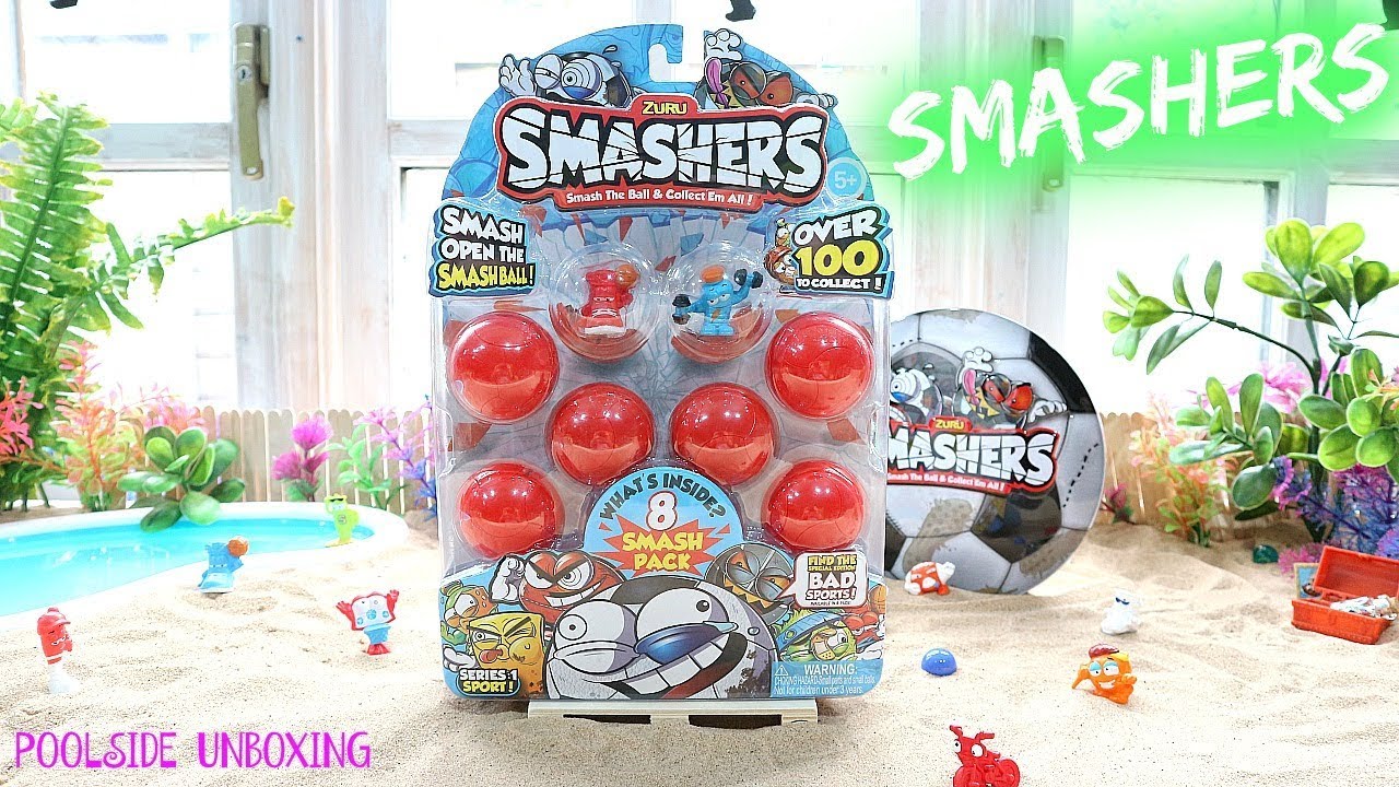 Smashers 8 pack super special unboxing - YouTube